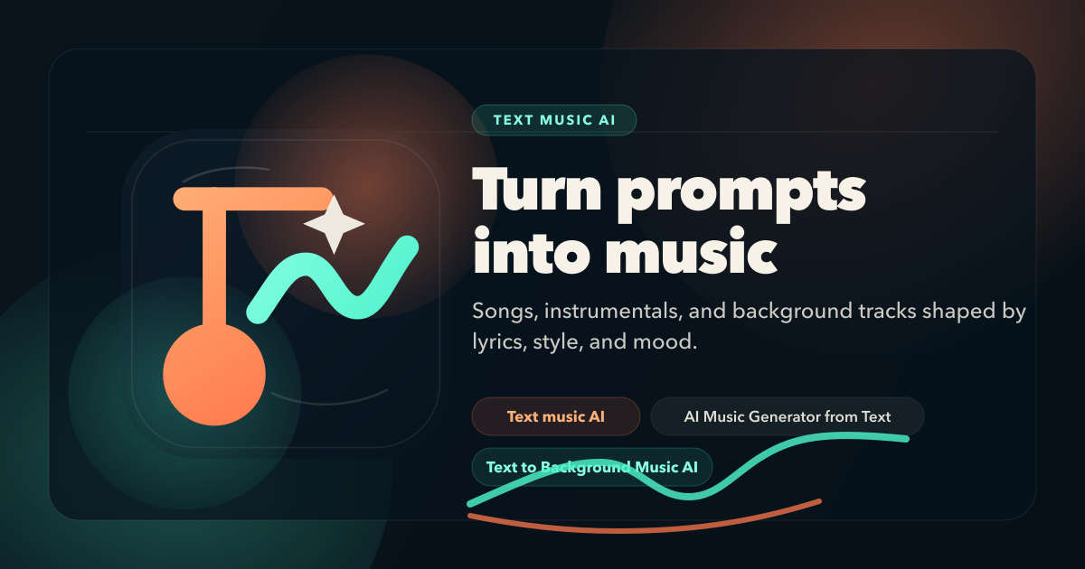 Text Music AI | AI Music Generator from Text, Lyrics, and Prompts